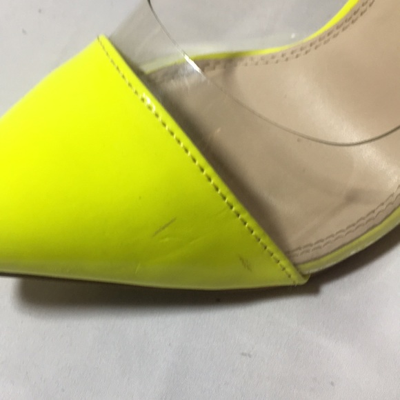 Liliana | Shoes | Yellow Pvc Heels | Poshmark